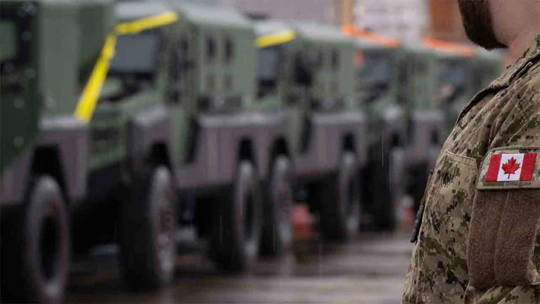 Canada reinforces Ukraine with new batch of mine-resistant armored vehicles