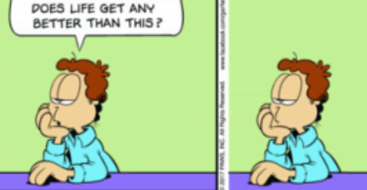 Incredibly bleak moments from "Garfield Minus Garfield"