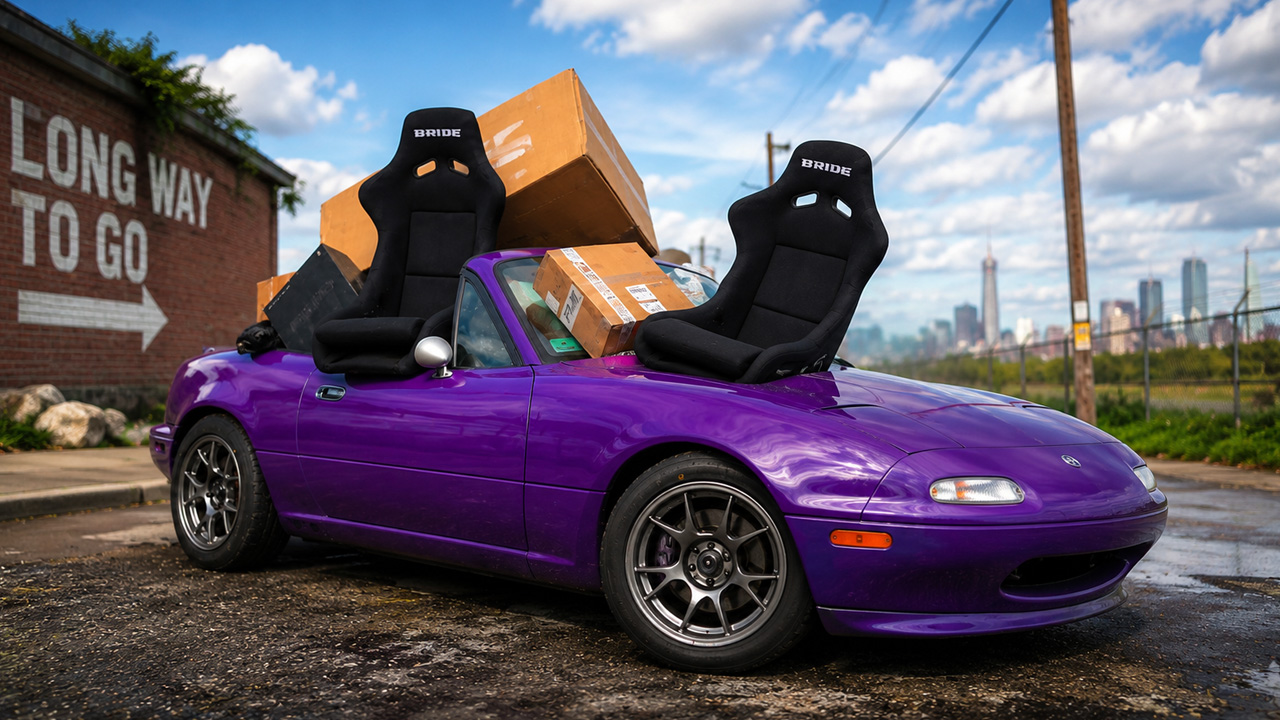 Can a $500 Miata get a real race interior?
