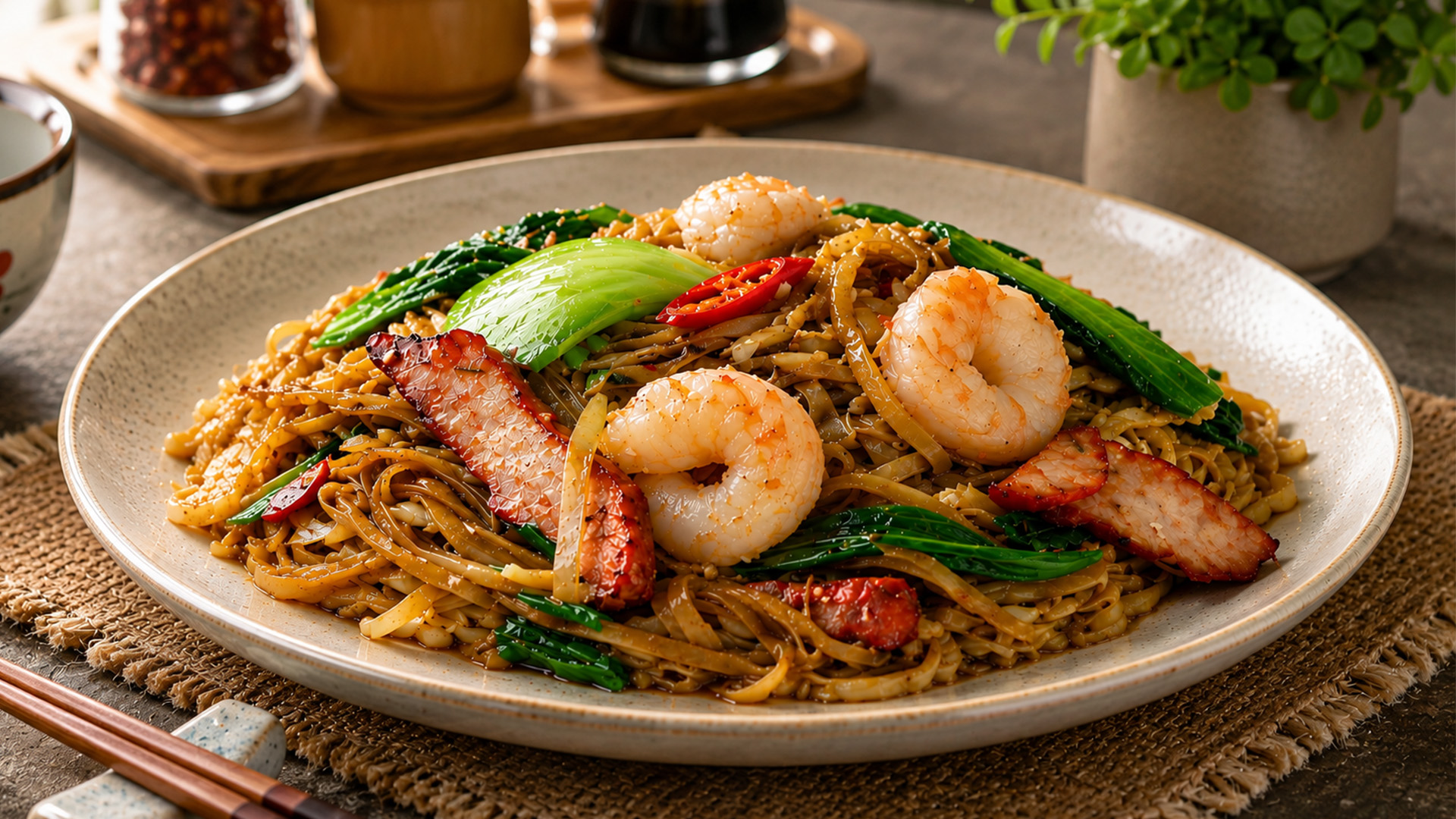 How to make char kway teow at home
