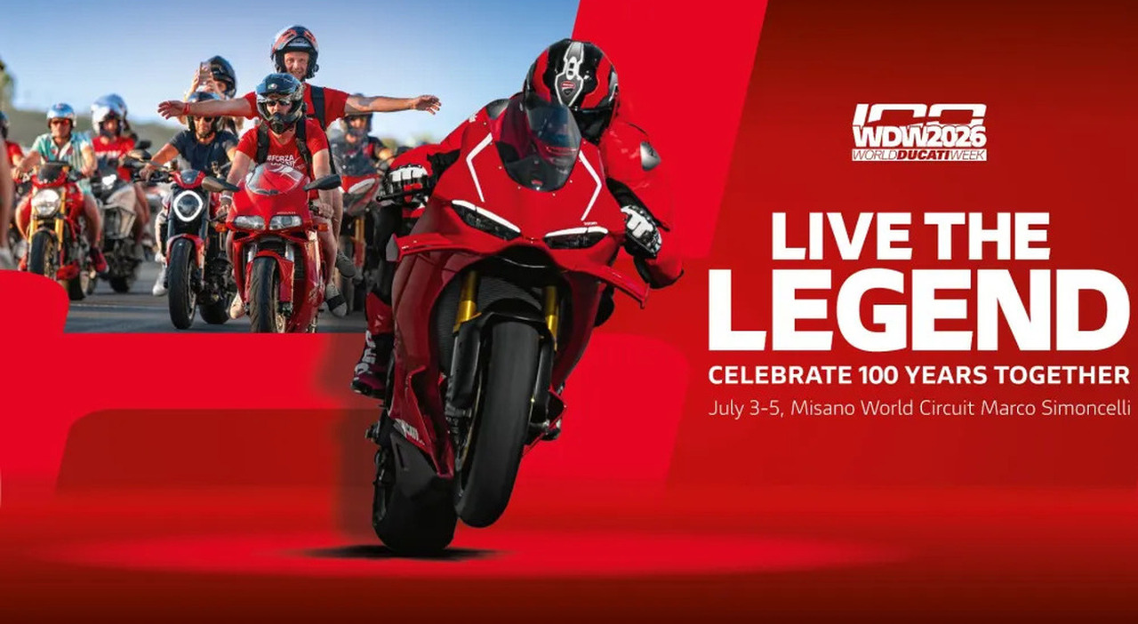 World Ducati Week, a Misano la festa del centenario sarà un ...