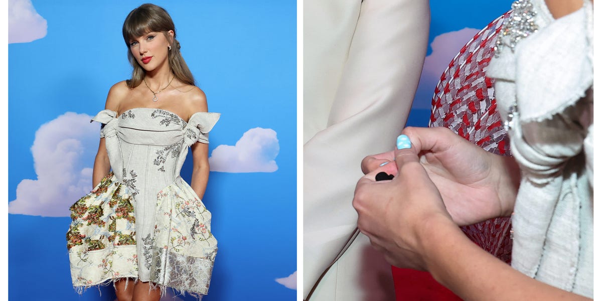 Taylor Swift's tiny 'cloud nails' are the minimalist manicure trend to ...