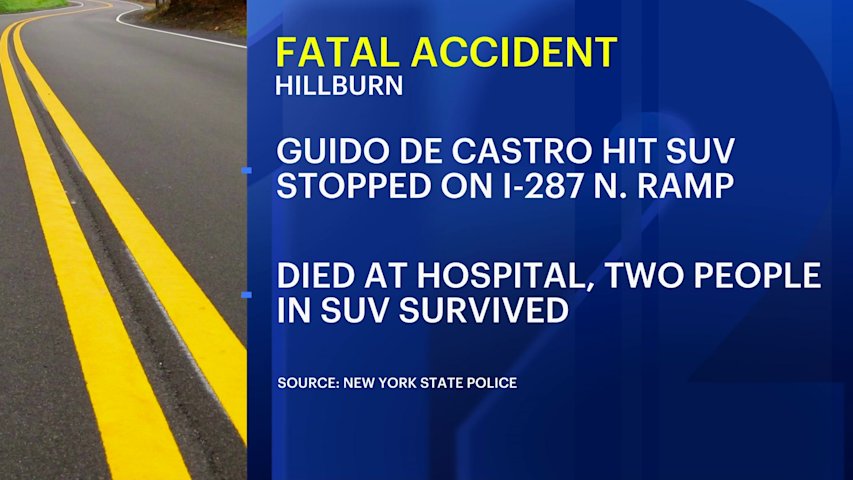 New Jersey driver killed in two-vehicle crash on ramp to Thruway in ...