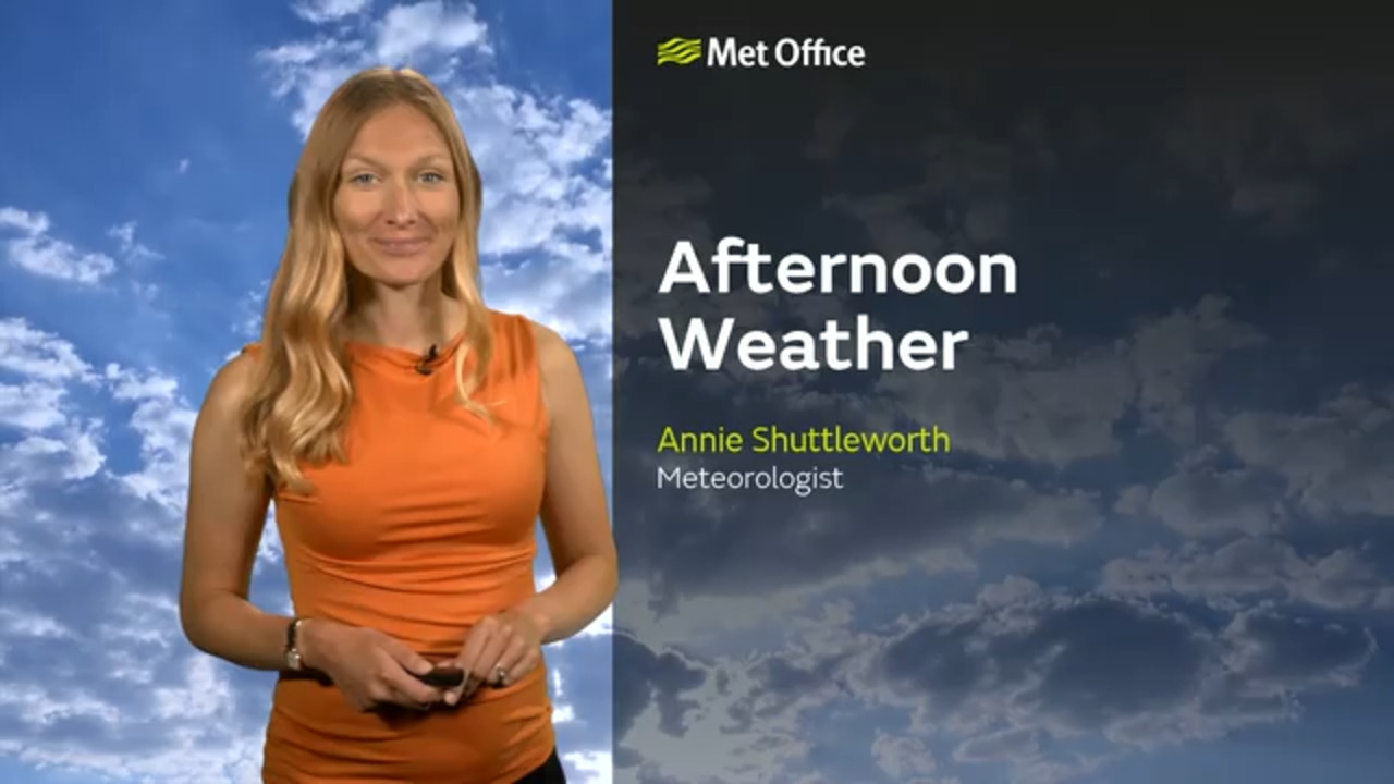 Met Office Monday afternoon weather forecast 15/06/2026