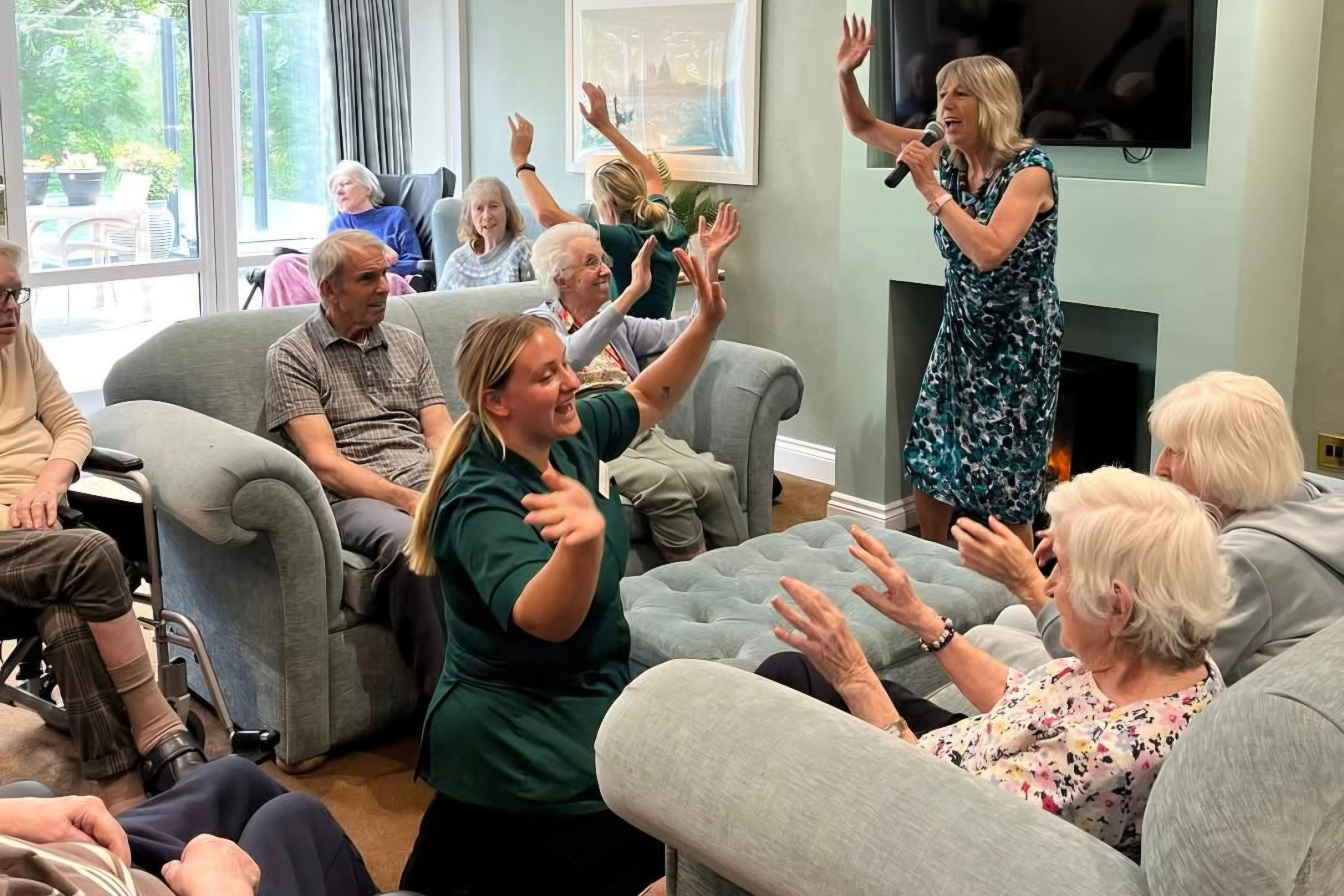 Residents at Uckfield care home spark music engagement on Memory Lane
