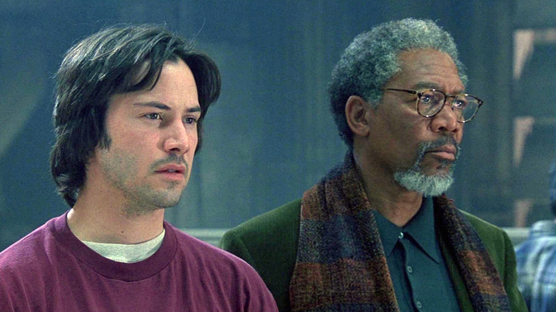 Keanu Reeves teamed up with Morgan Freeman on this '90s sci-fi movie ...