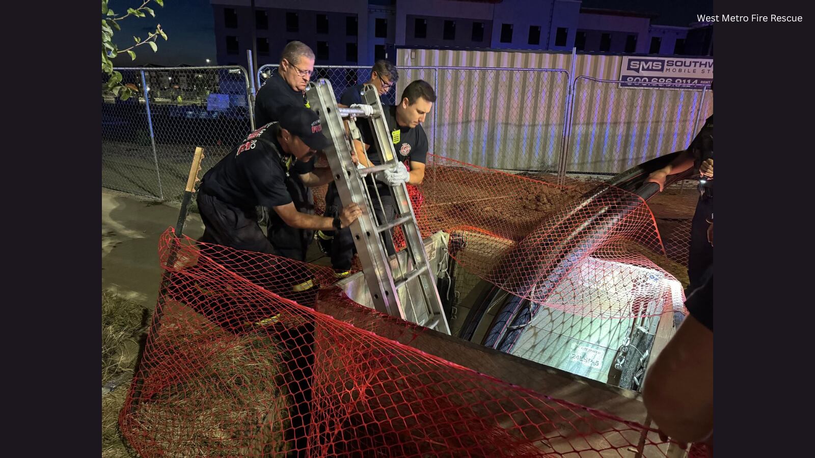 Man believed to be stuck in deep trench in Wheat Ridge for nearly 24 ...