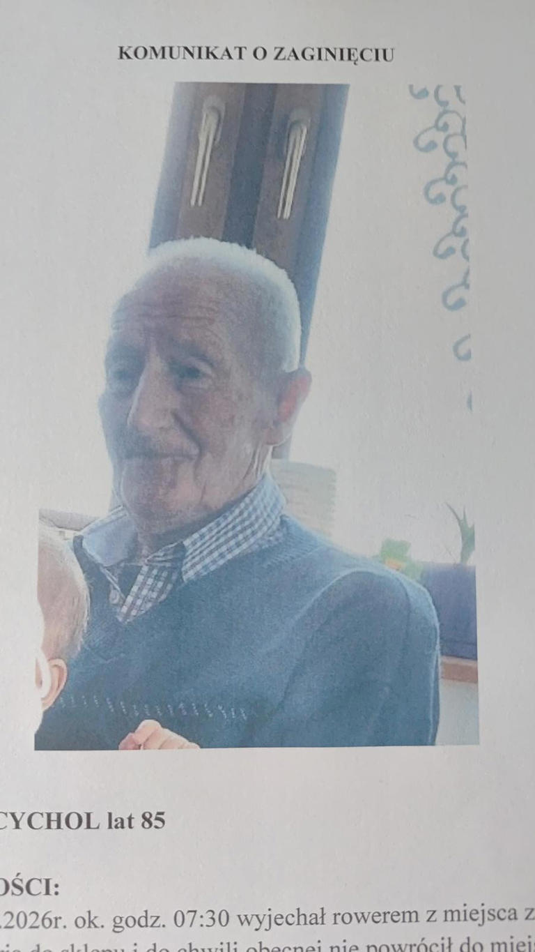 Zaginął 85-latek z Łomży. Wyjechał do sklepu rowerem i nie wrócił do domu
