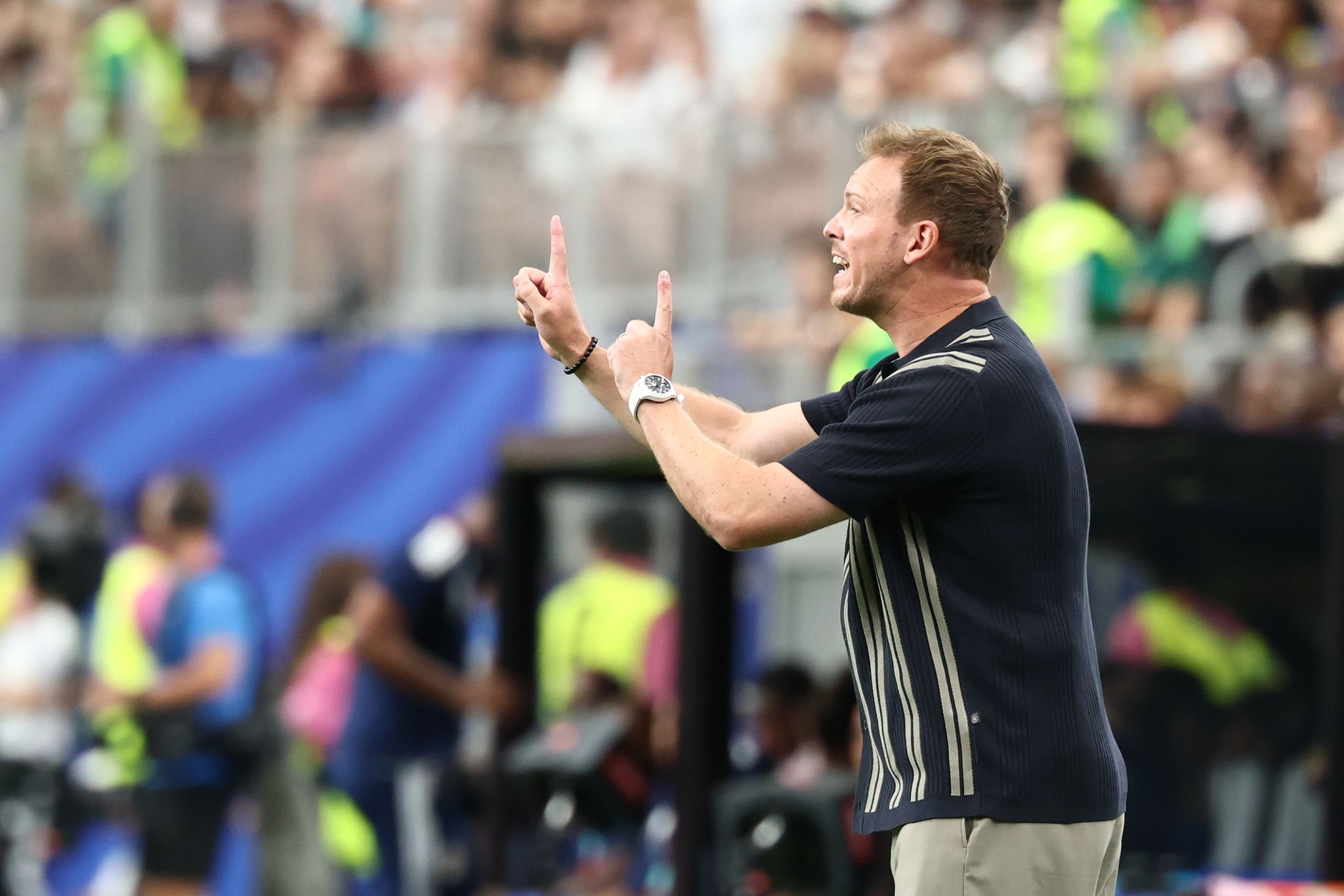Nagelsmann's outfit changes raise eyebrows in Germany's World Cup win
