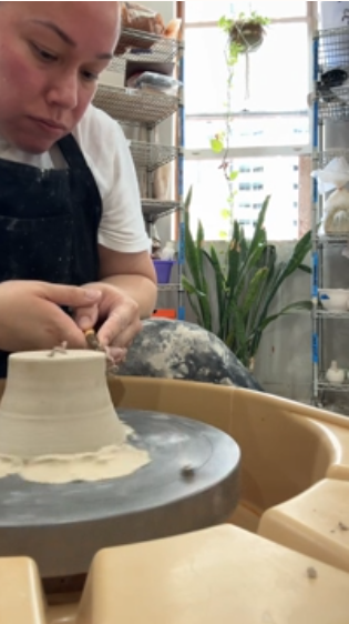 Learning the art of pottery one spin at a time