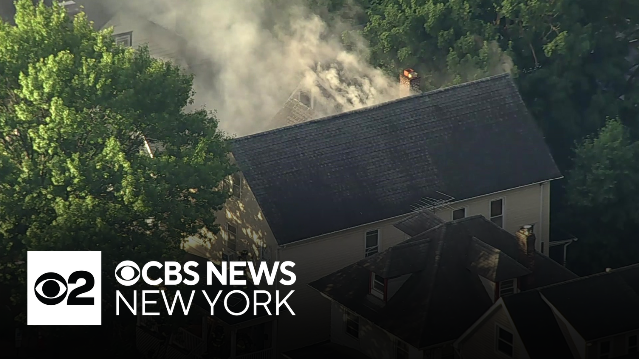 Fire burns through New Brunswick, NJ. House