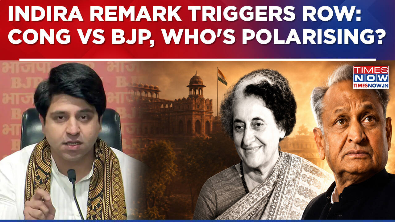 'If Indira were alive...' remark rocks politics | BJP-Congress clash ...