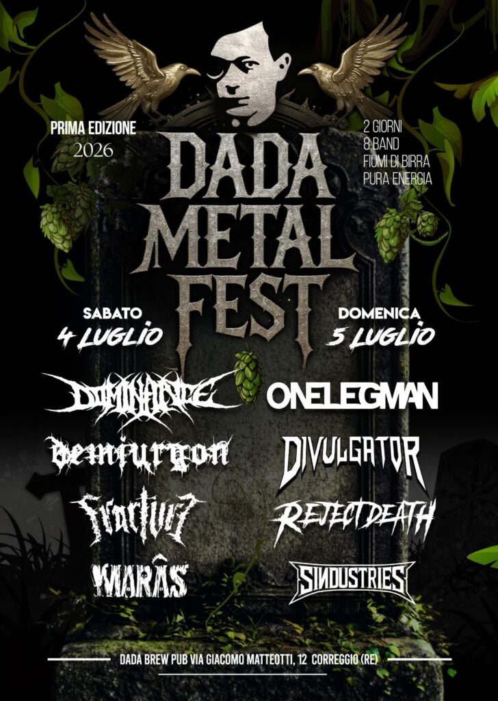 Dada Metal Fest: annunciata la prima edizione con One Leg Man ...