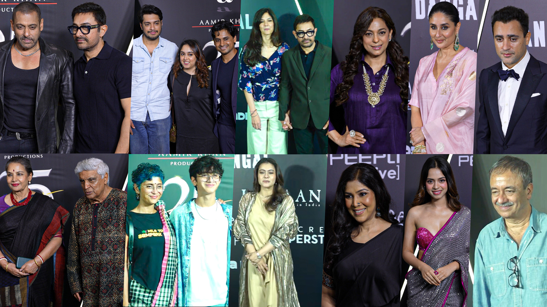 Aamir Khan, Salman Khan, Rekha, Kareena Kapoor, Kajol, Juhi Chawla ...