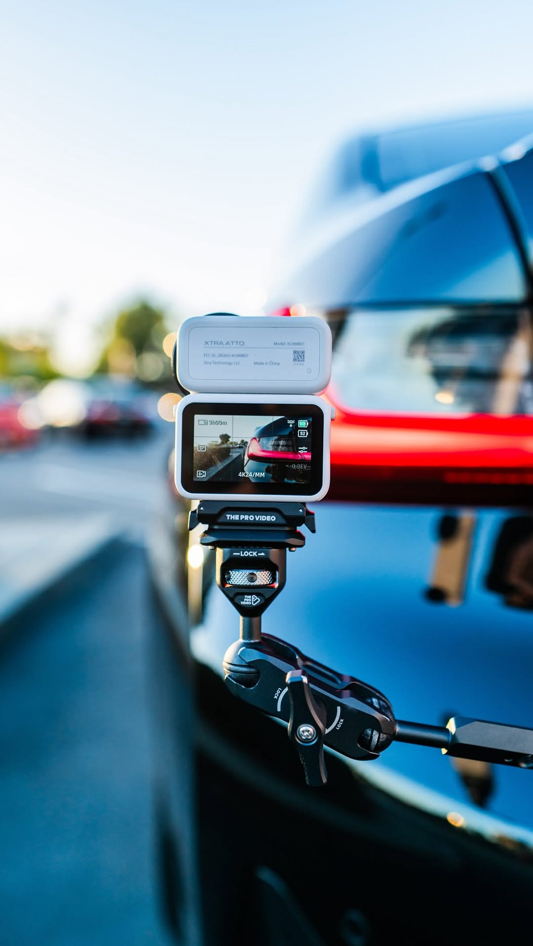 Solo car filming with multi angle setup