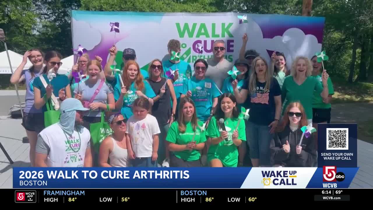 Wake up call from honorees at Walk to Cure Arthritis