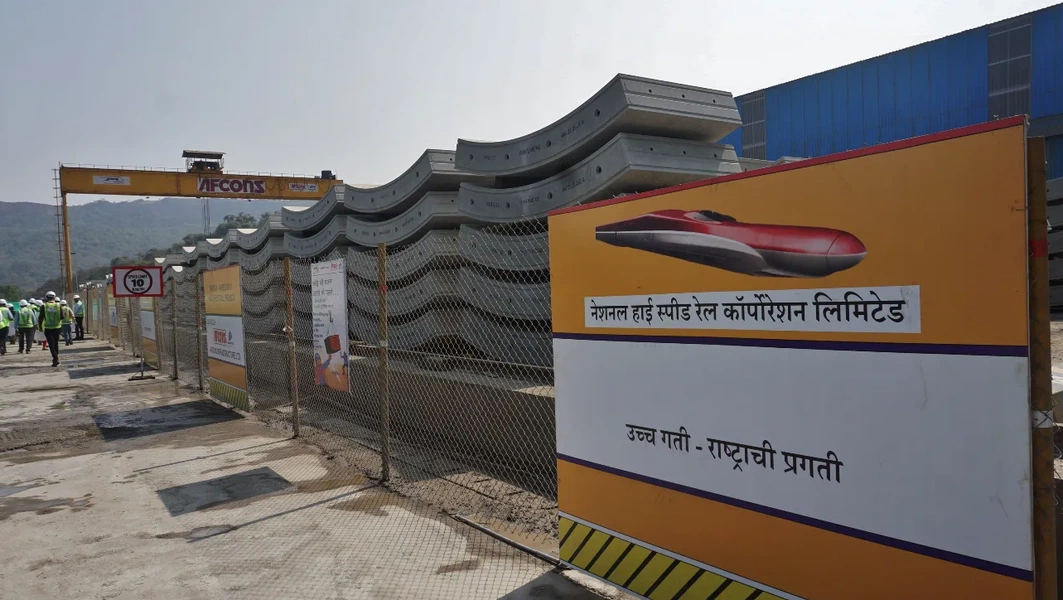 India installs first tunnel hoods on bullet train route
