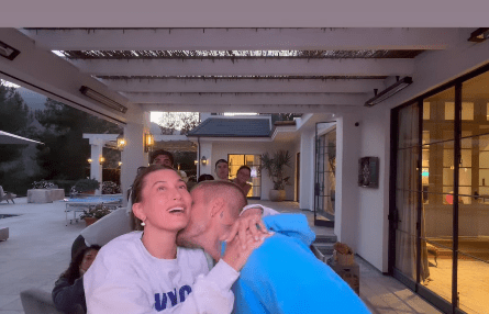 Justin Bieber kisses estatic wife Hailey in celebration of long awaited ...