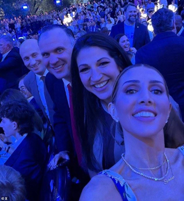 Katie Miller stuns at White House UFC clash just 11 days postpartum