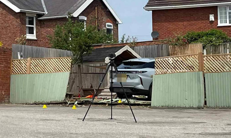 Boy, two, is rushed to hospital after car crashes into children's ...