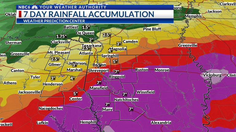 Flood watch in effect, heavy rain this week