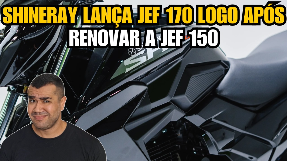 Shineray surpreende com a chegada da Jef 170 após atualizar a Jef 150