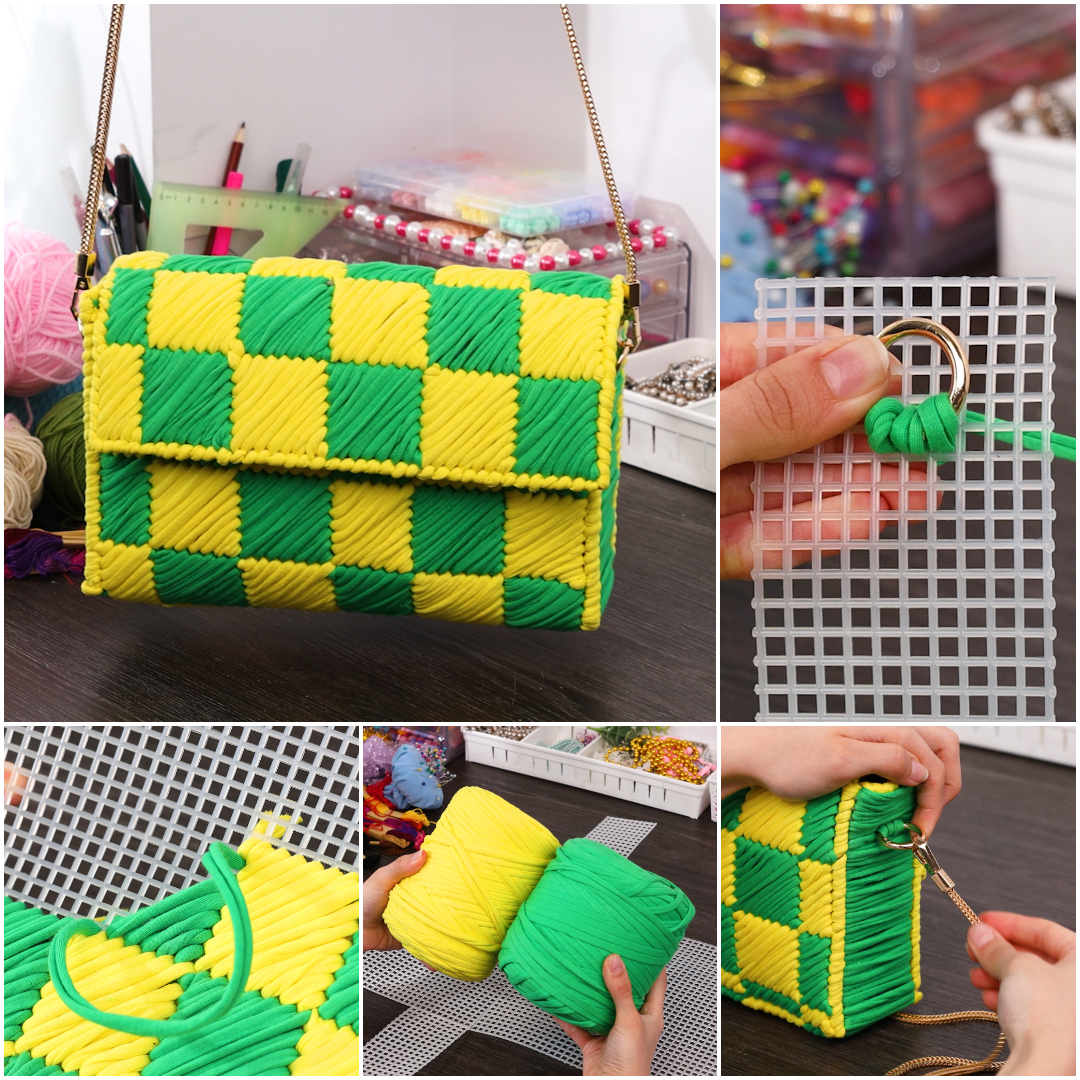 DIY beautiful crochet bag! 🙌💯