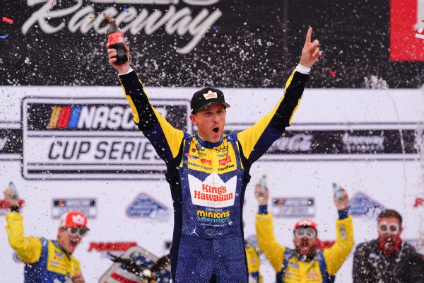 Denny Hamlin wins Pocono again, but 2027 retirement plan looms