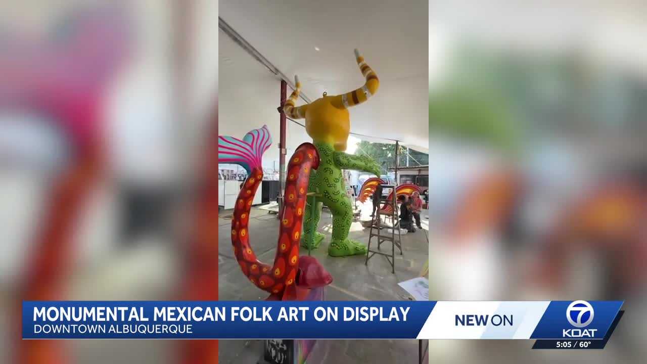 Mexican sculptures bring fantastical creatures to Route 66 in Albuquerque