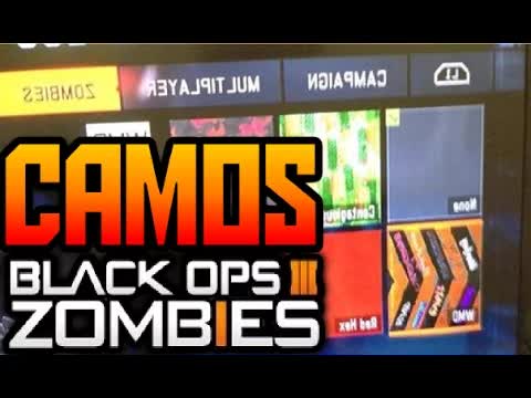 Call of Duty Black Ops 3 zombies leaked camos! Shadows of Evil/The ...
