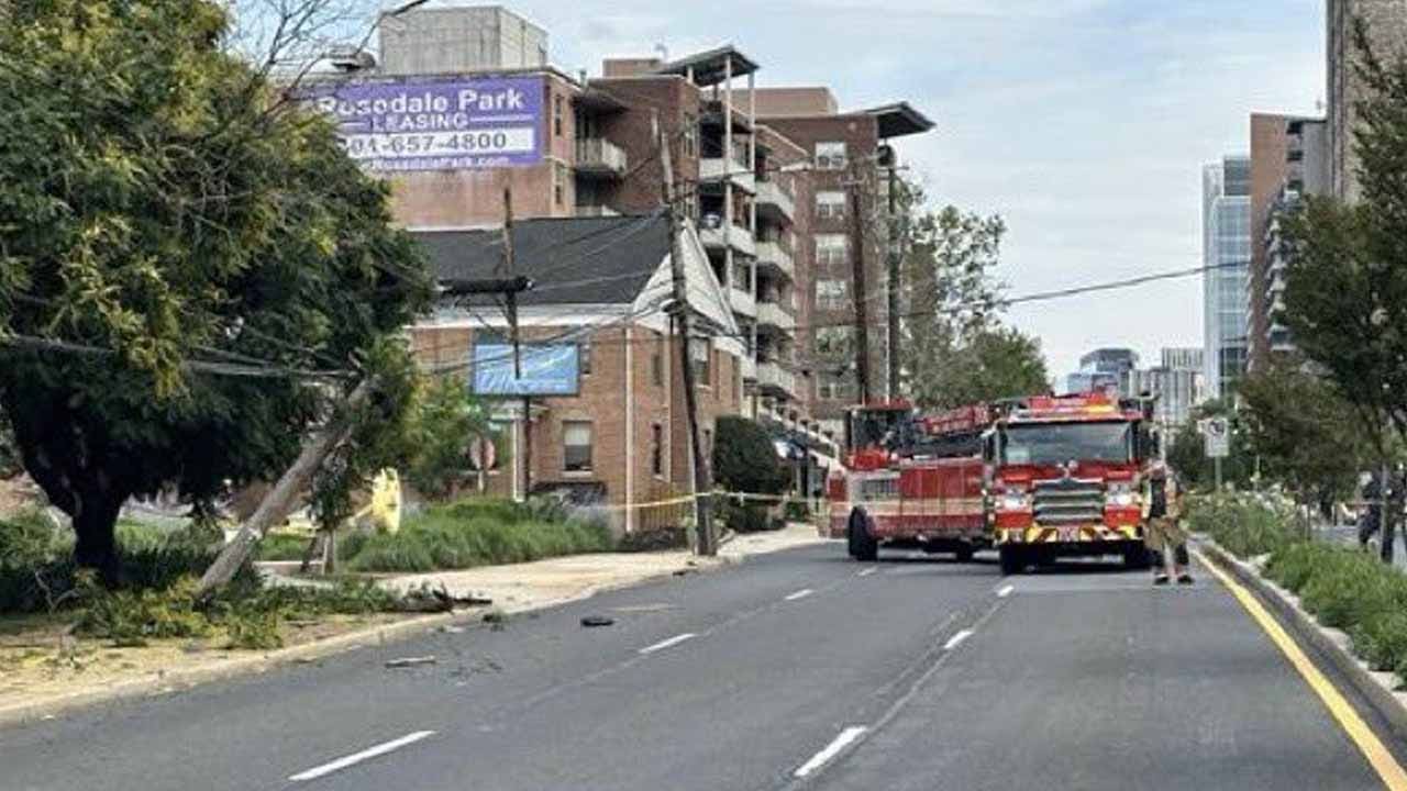 Charter bus crash leaves several blocks of damage in Bethesda ...