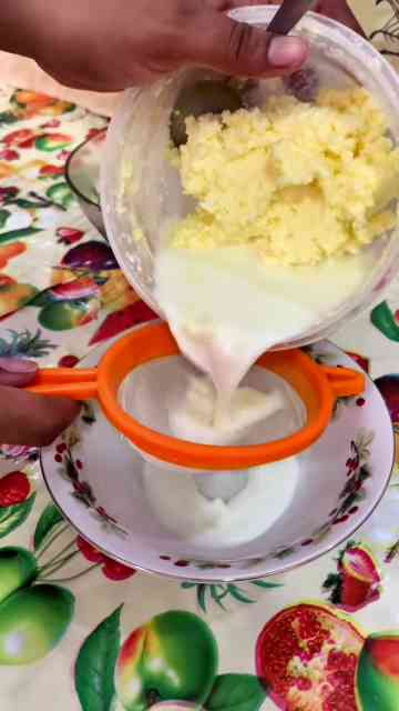 Making fresh butter from scratch at home