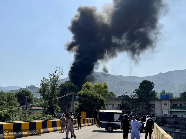 Two pilots die in a trainer aircraft crash in Pakistan