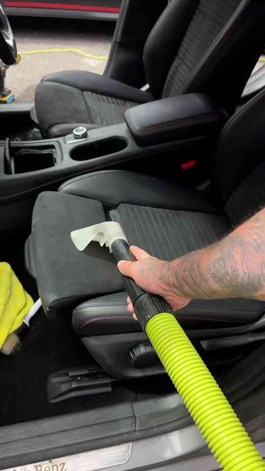 From dirty to detailed interior deep clean process