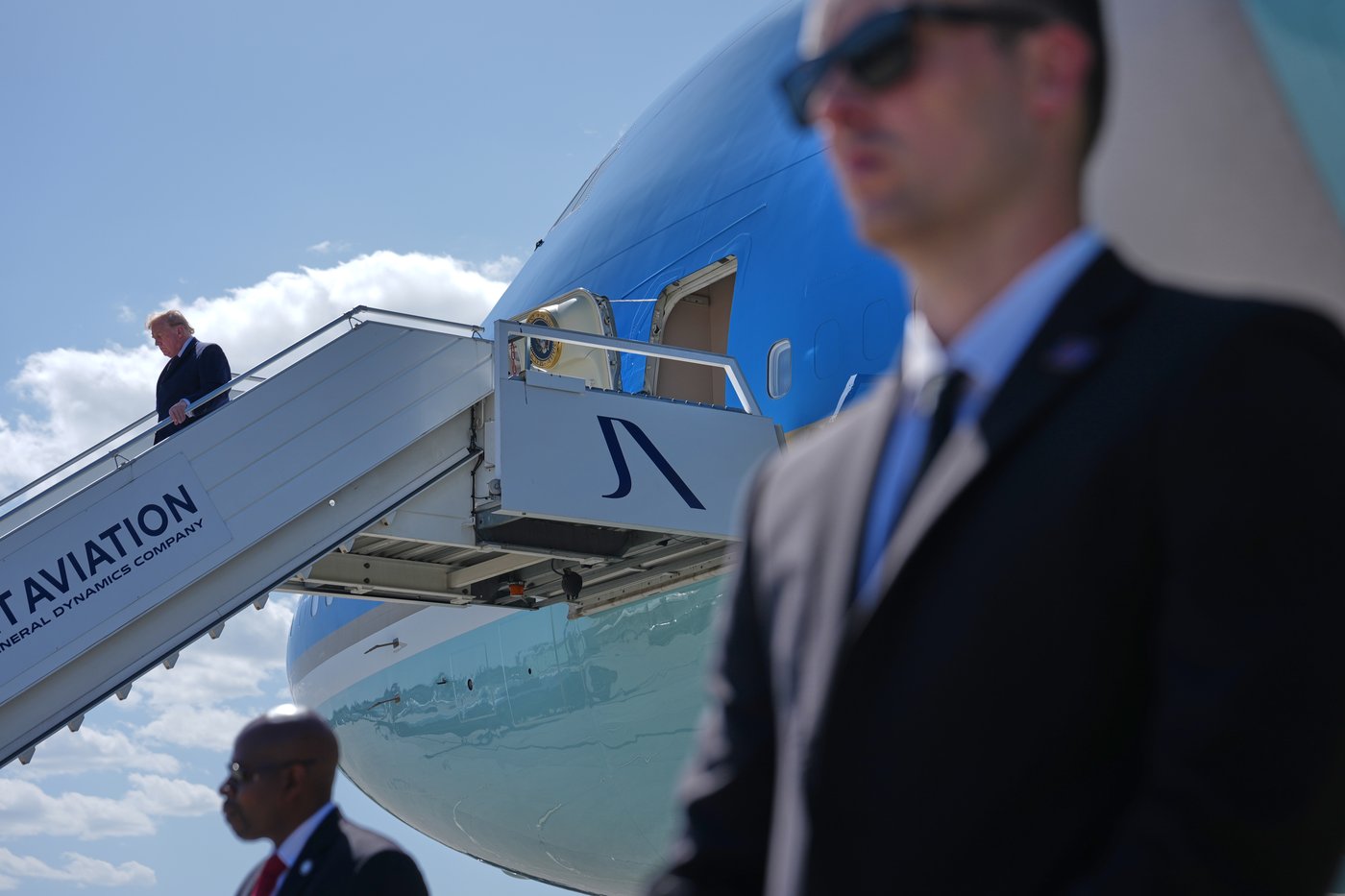 Trump arrives at G7 summit looking for momentum after announcing a deal ...
