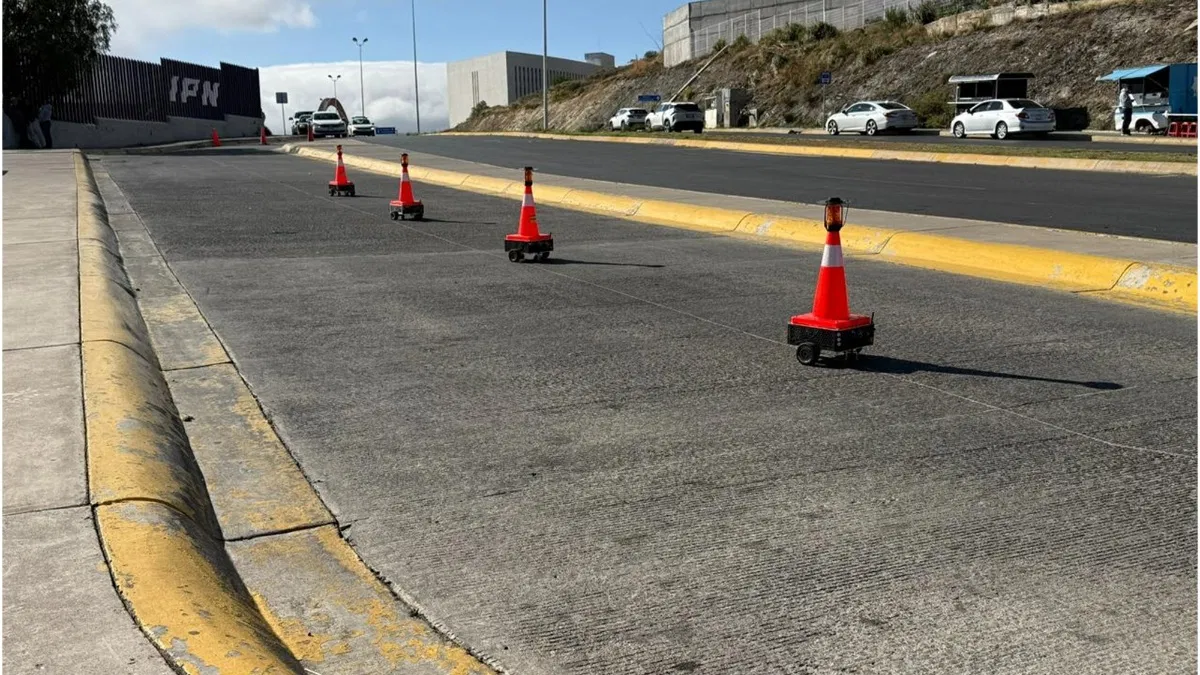 IPN crea conos robotizados inteligentes para reducir accidentes y ...