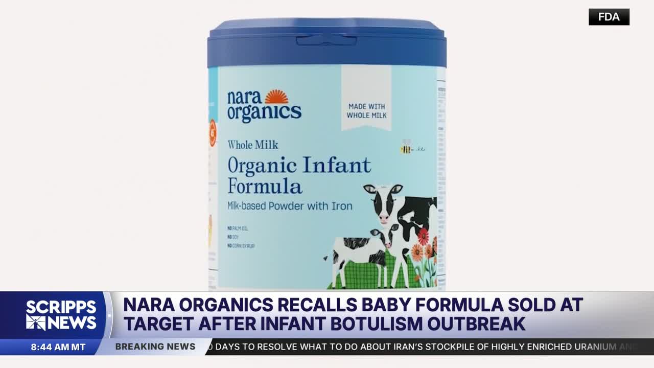 Nara Organics recalls baby formula after infant botulism outbreak