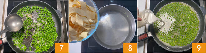 Pasta panna e piselli