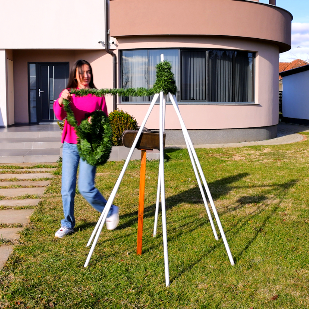 A festive garden makeover in no time 🎄🌟