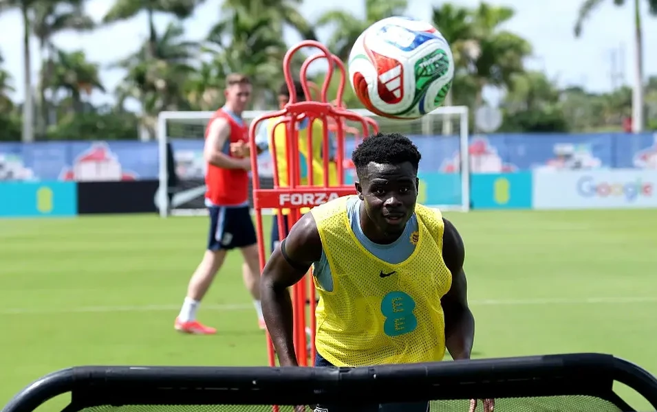 Saka fitness doubt opens door for Madueke in England opener