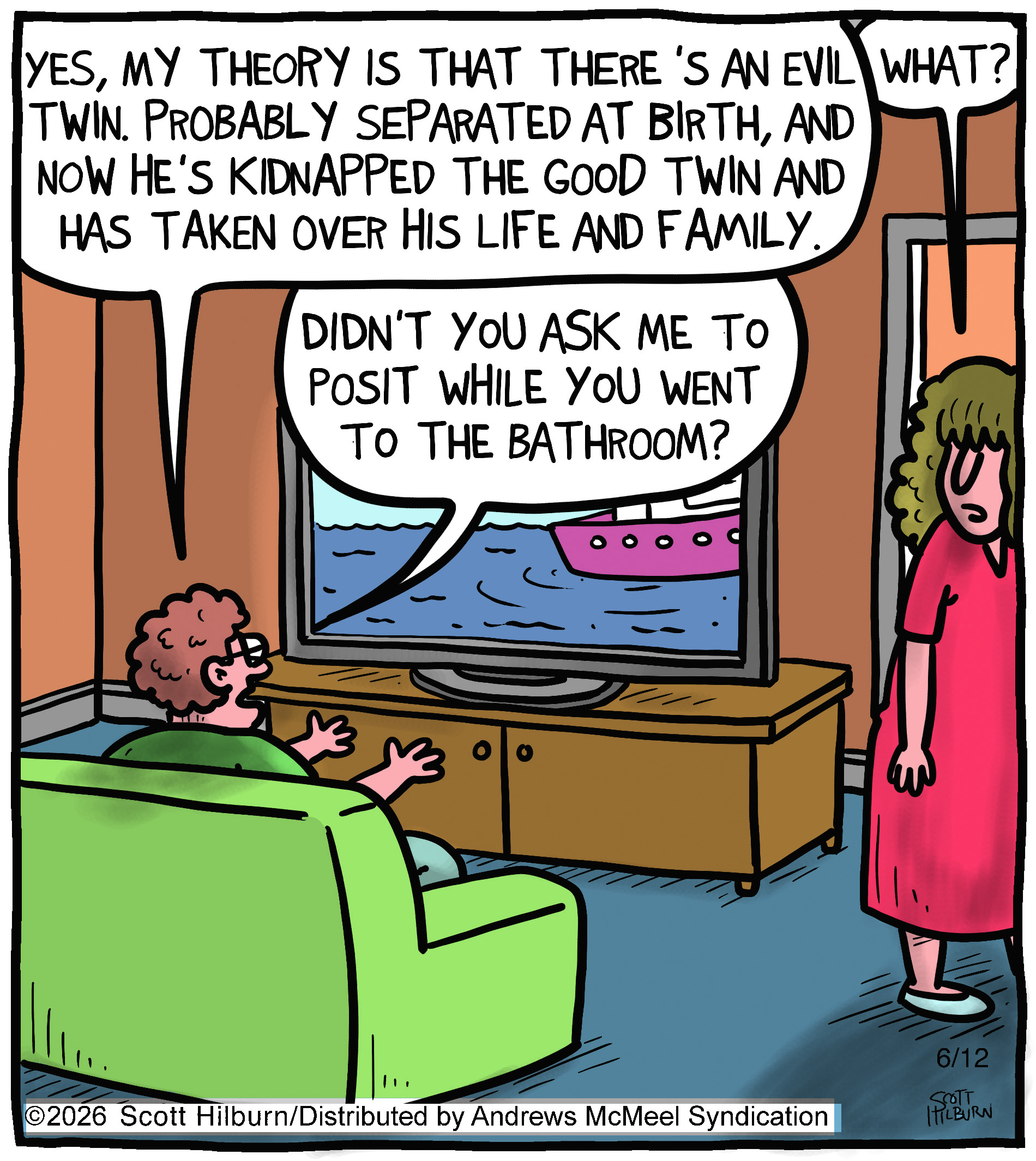 The Argyle Sweater by Scott Hilburn