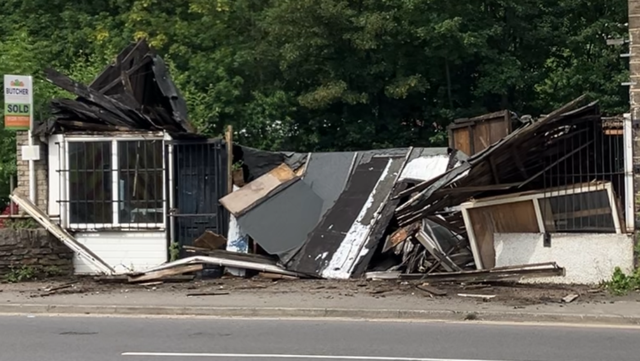 Vehicle smashes into property in Stocksbridge causing major emergency ...