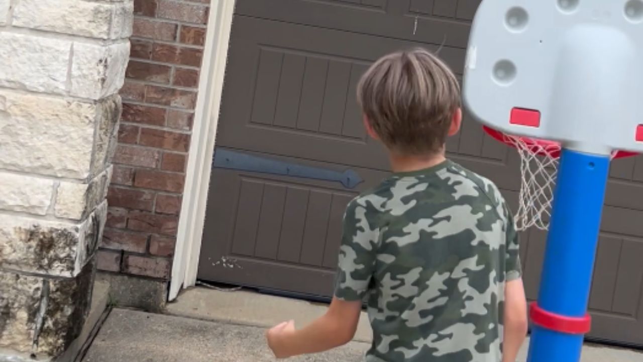 Baby brother takes a funny shortcut while copying big brother's cool ...