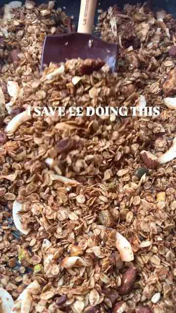 Zesty orange spice granola perfect for any festive table