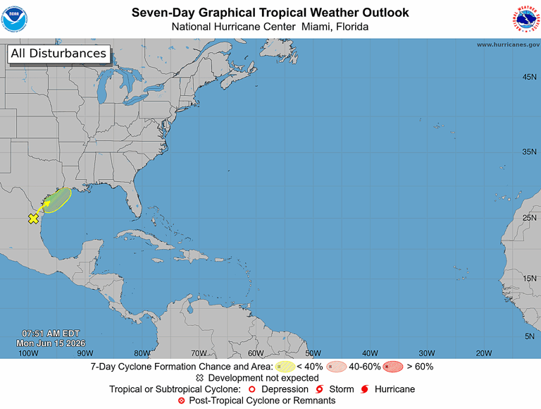 See storm tracker as system set to bring heavy rain to Texas, Louisiana