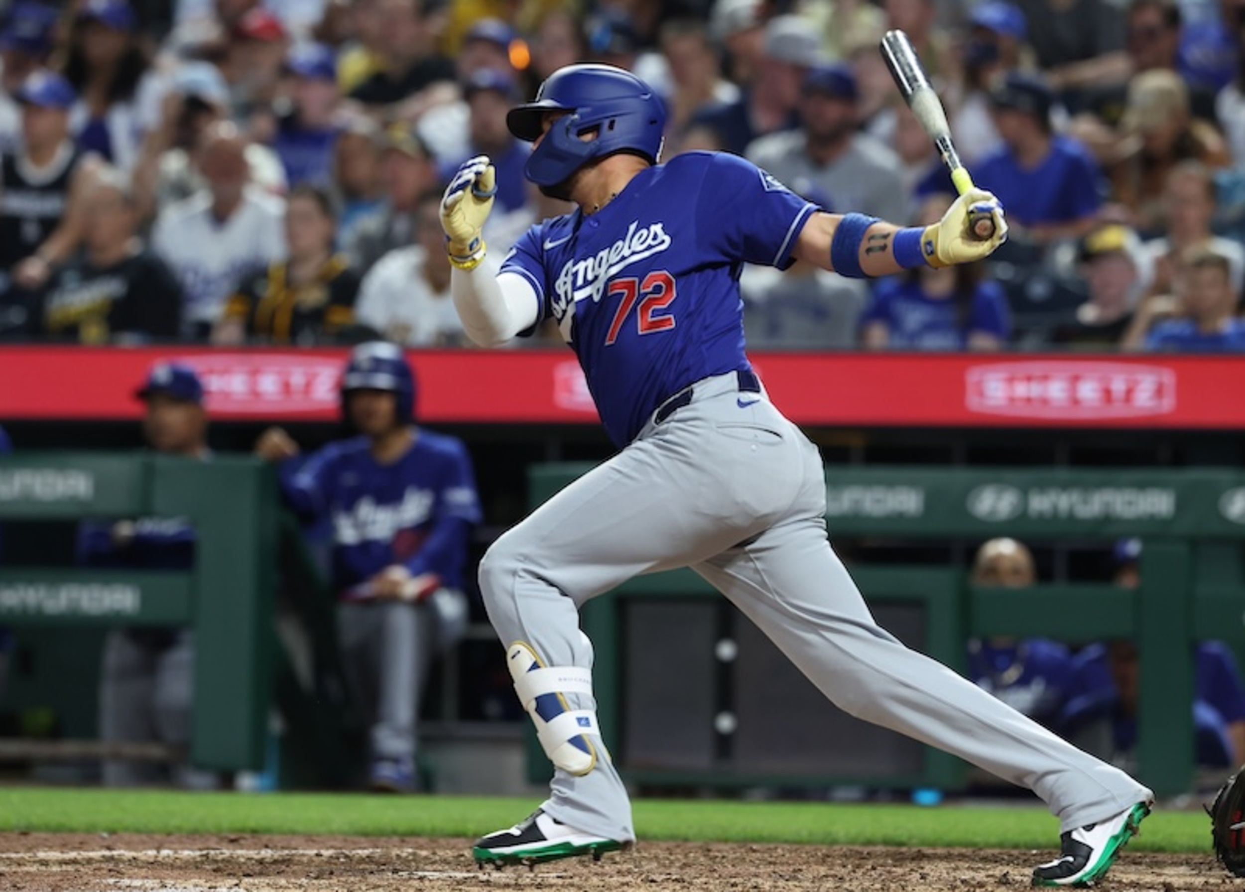 Miguel Rojas 'available if needed' after injuring right shin