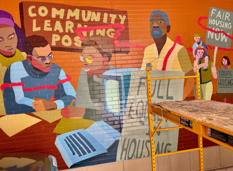 Murals transform Kerrytown corner in tribute to Ann Arbor’s Black ...