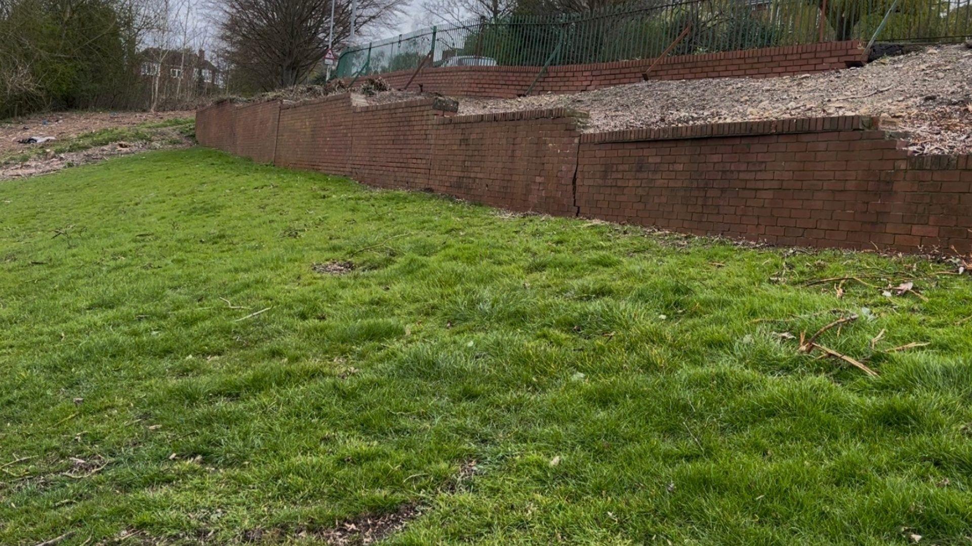Repair work begins on road in danger of collapsing