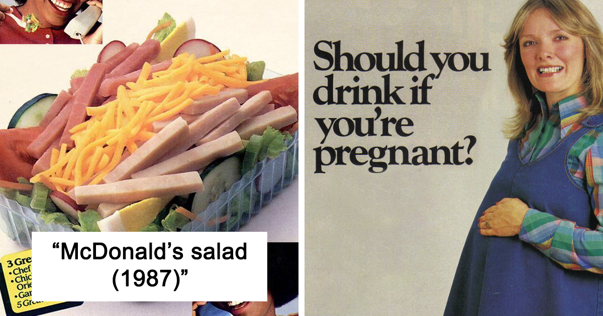 35 funny vintage advertisements that aged terribly over the years