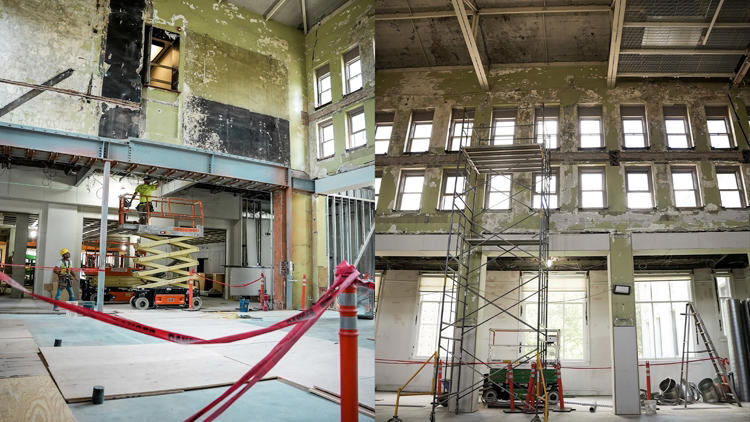 Exciting progress being made at Main Library in downtown Louisville